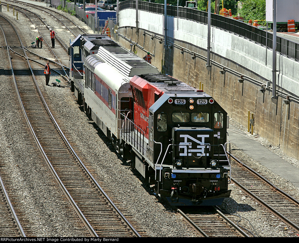 FRA Inspection Train, CDOT 125, DOTX 220, MNCR 114
